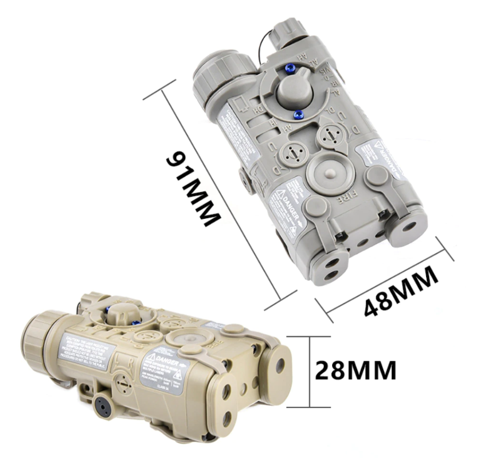 NGAL Green Laser with LED Light (Plastic Version) - Black – Skirmshop