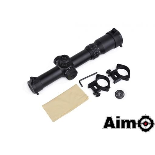 1-4x24SE Tactical Scope - Black (Red/Green Reticle) – Skirmshop