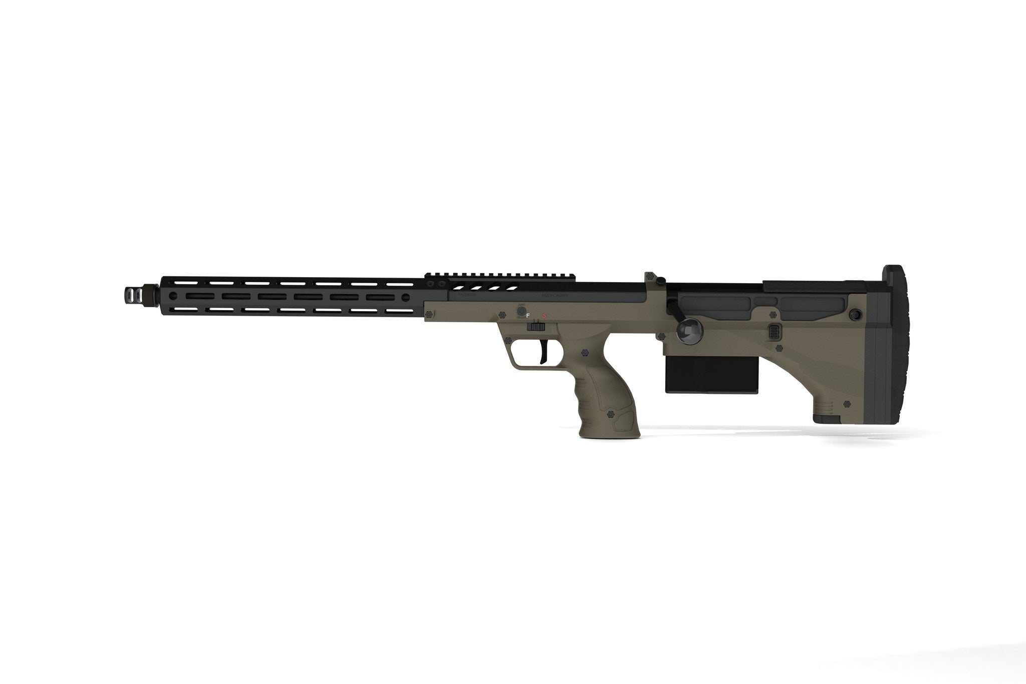 Desert Tech SRS A2/M2 22'' Barrel - FDE, Left Handed – Skirmshop