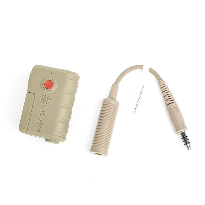 TAC-SKY Bluetooth PTT - Dark Earth – Skirmshop