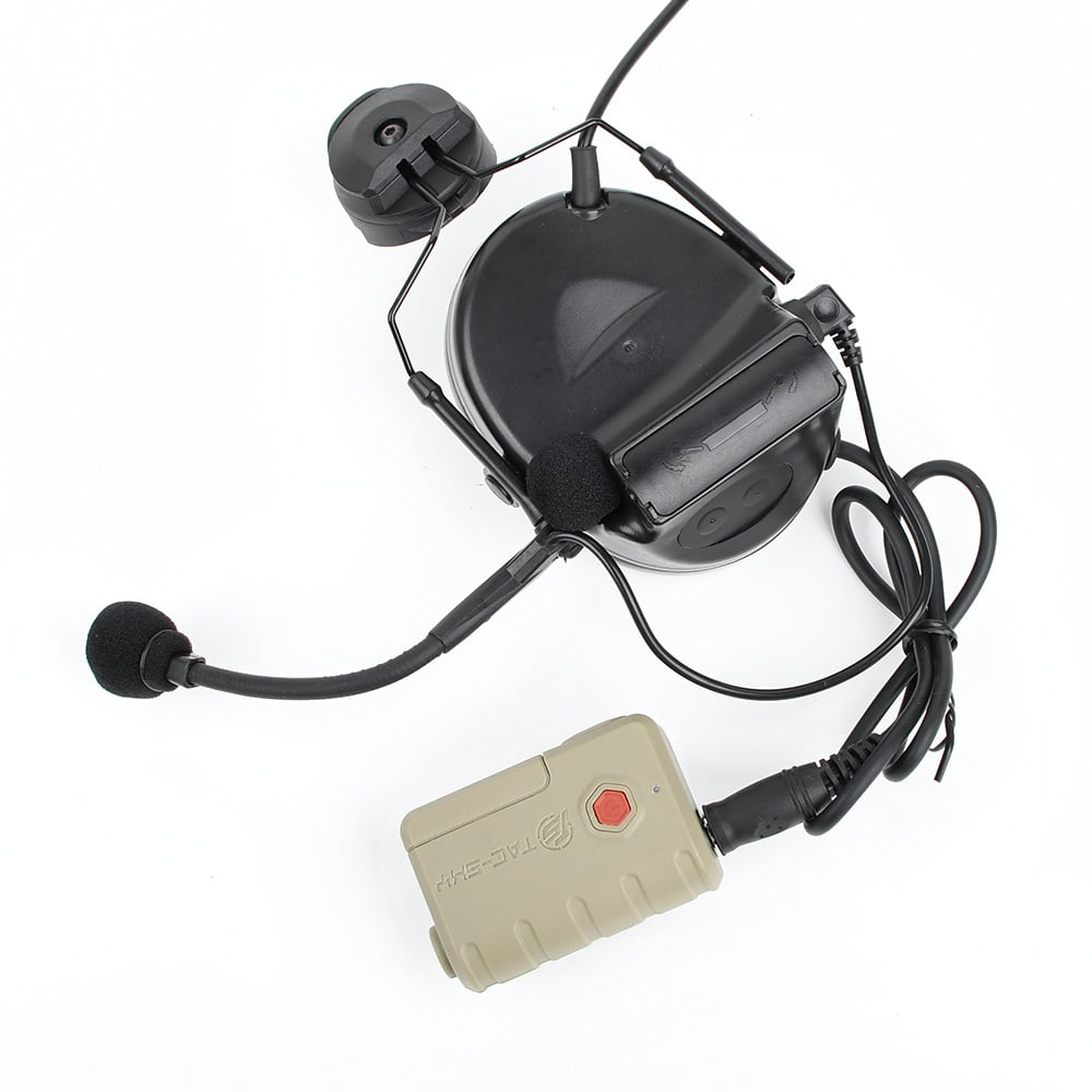 TAC-SKY Bluetooth PTT - Dark Earth – Skirmshop